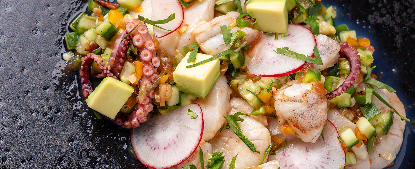 Scallop and Shrimp Ceviche – Black Pearl Spice Co.